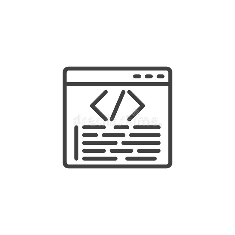 Web Development Programming Vector Icon Stock Vector Illustration Of Glyph Simple 288700440