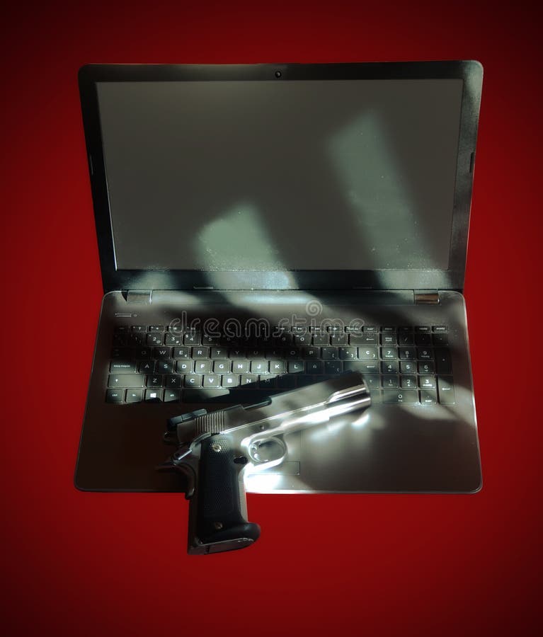 Web and Computerising Criminality Editorial Stock Image - Image of ...