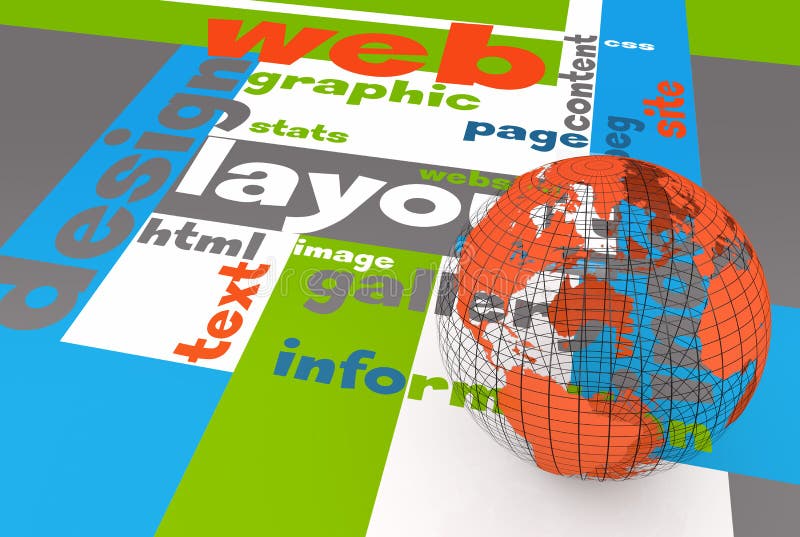 Web design concept stock illustration. Illustration of analysis - 43104638