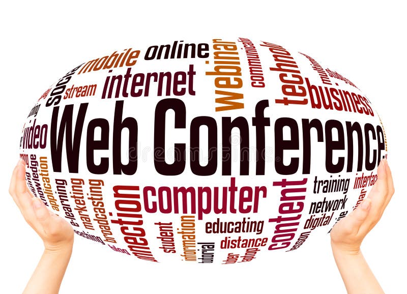 Conference Word In A Paper Hole Stock Illustration - Illustration of ...