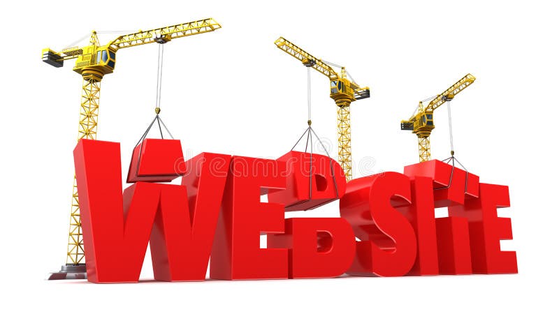 Web construction stock illustration. Illustration of blue - 80608504