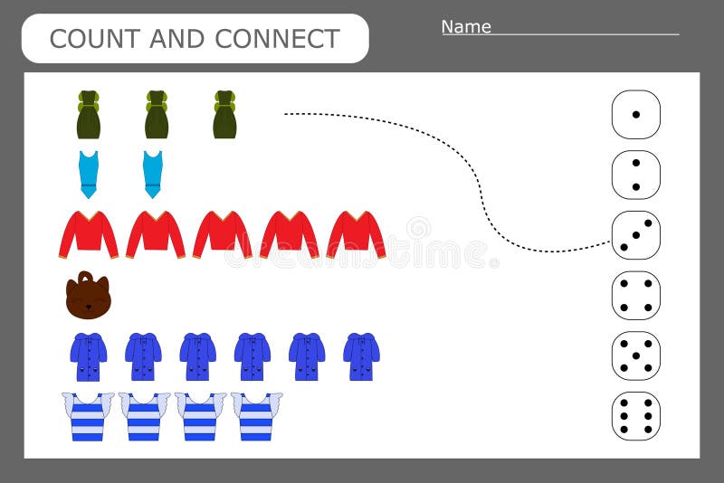 Educational Exercises for Preschool Children Stock Illustration ...