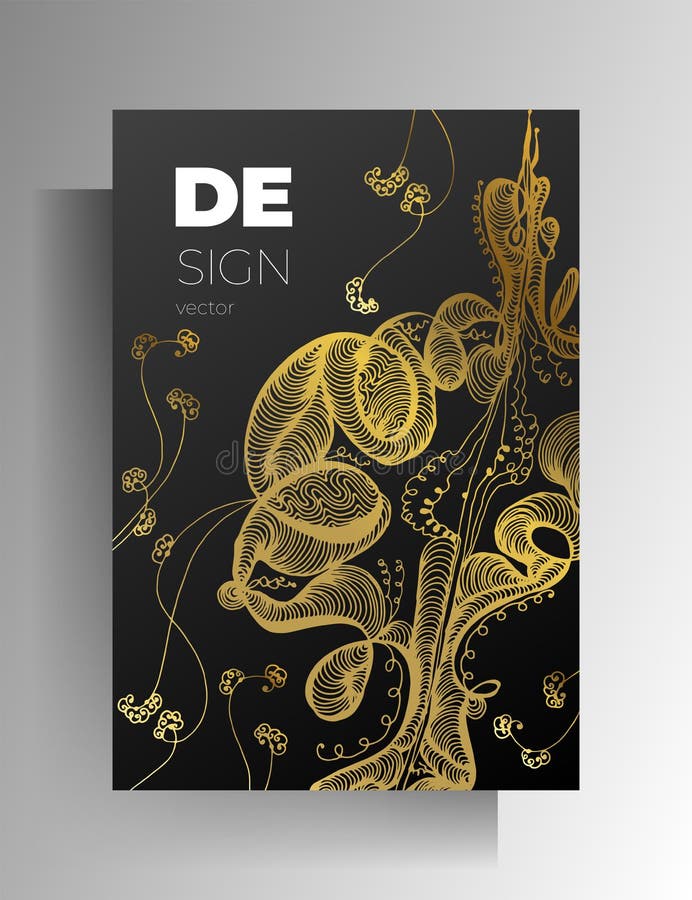 Cover Design for Book, Magazine, Catalog Brochure. Stock Illustration ...