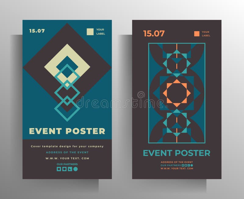 Cover Template Set for Flyer, Brochure, Book, Folder, Poster, Banner ...