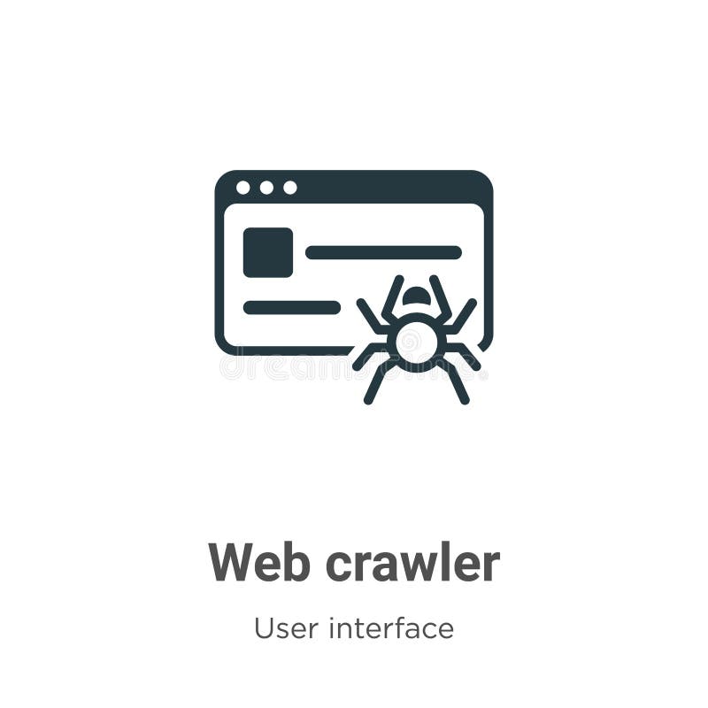 Web Crawler Vector Icon on White Background. Flat Vector Web Crawler ... Web Crawler Vector Icon on White Background. Flat Vector Web Crawler ...