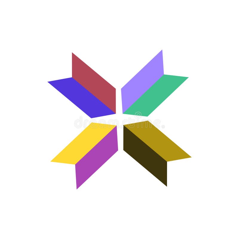 Web Creative Modern Colorful Logo Design Stock Vector - Illustration of ...