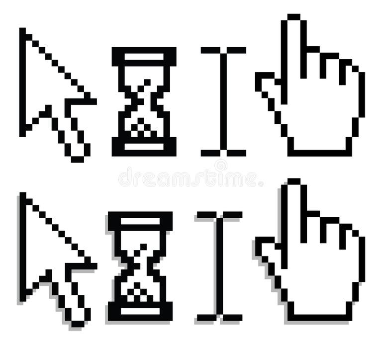 Windows Hand Cursor Stock Illustrations – 160 Windows Hand Cursor Stock ...