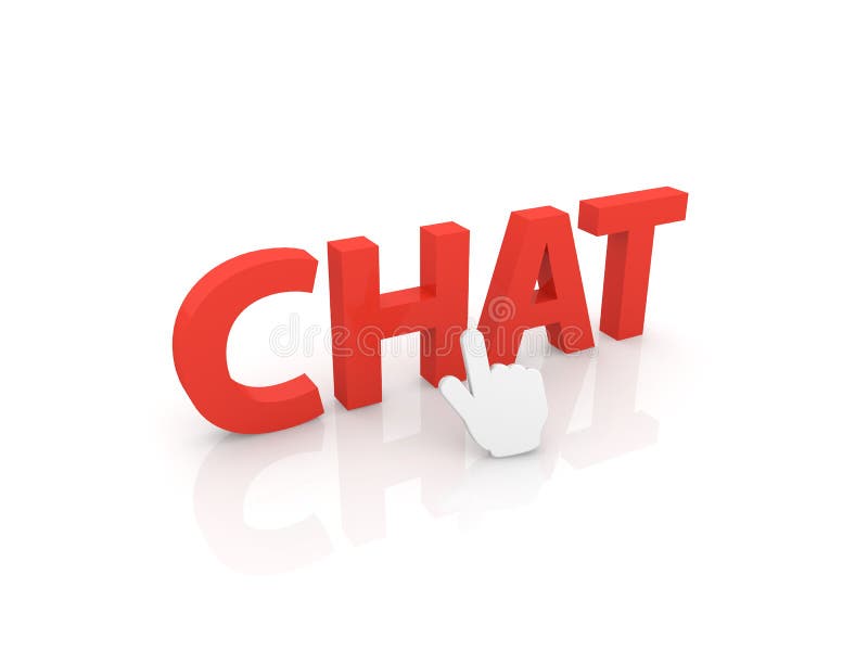 Chat Word Letter Ball Sphere Talking Discussion Stock Illustration ...