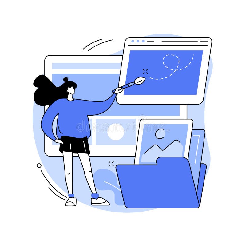 Website Interface Development Planning Vector Concept Metaphor. Stock Vector - Illustration of ...