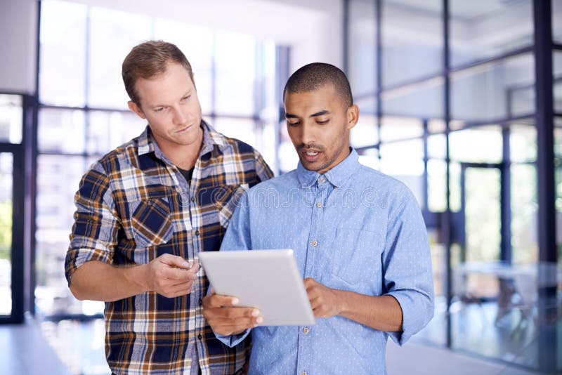 Planning, Digital Tablet and Black Woman in Office for Research ...