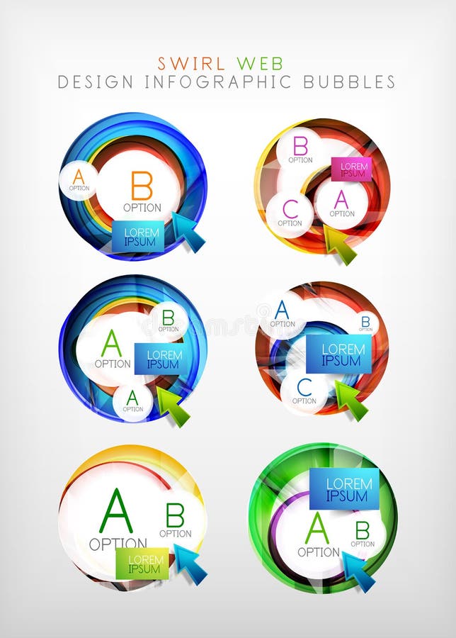 Vector Abstract Orange Circle. Logo Design Template . Stock ...