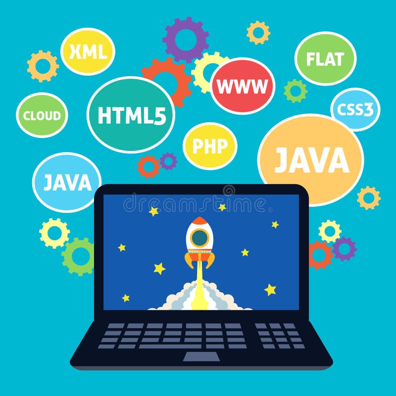 Web Presentation and Interface Icons Stock Vector - Illustration of ...