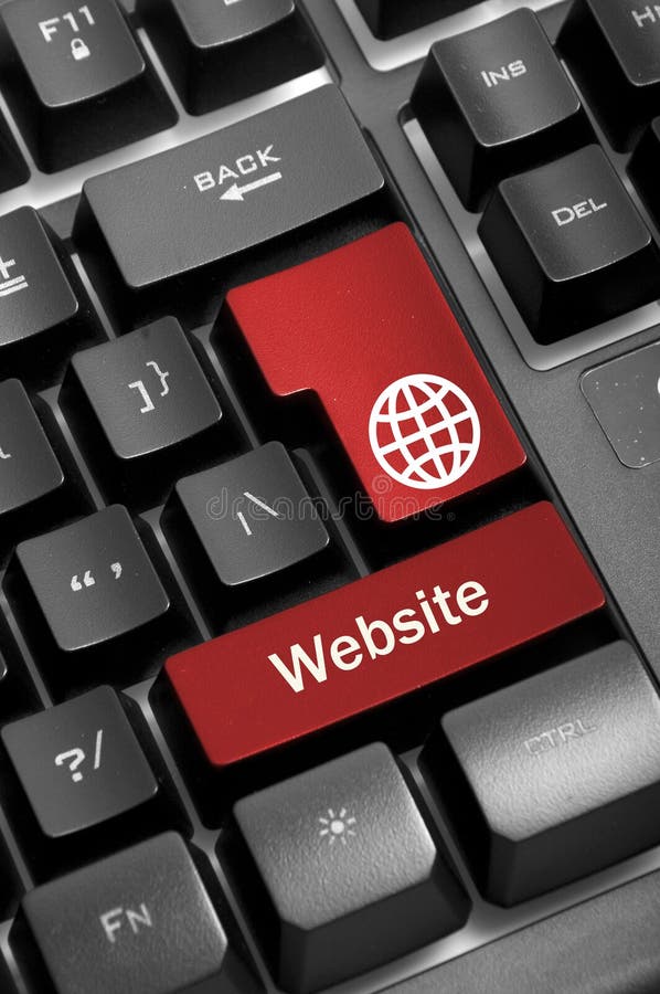 Web Design Concept On Keyboard Stock Image - Image of design, business ...