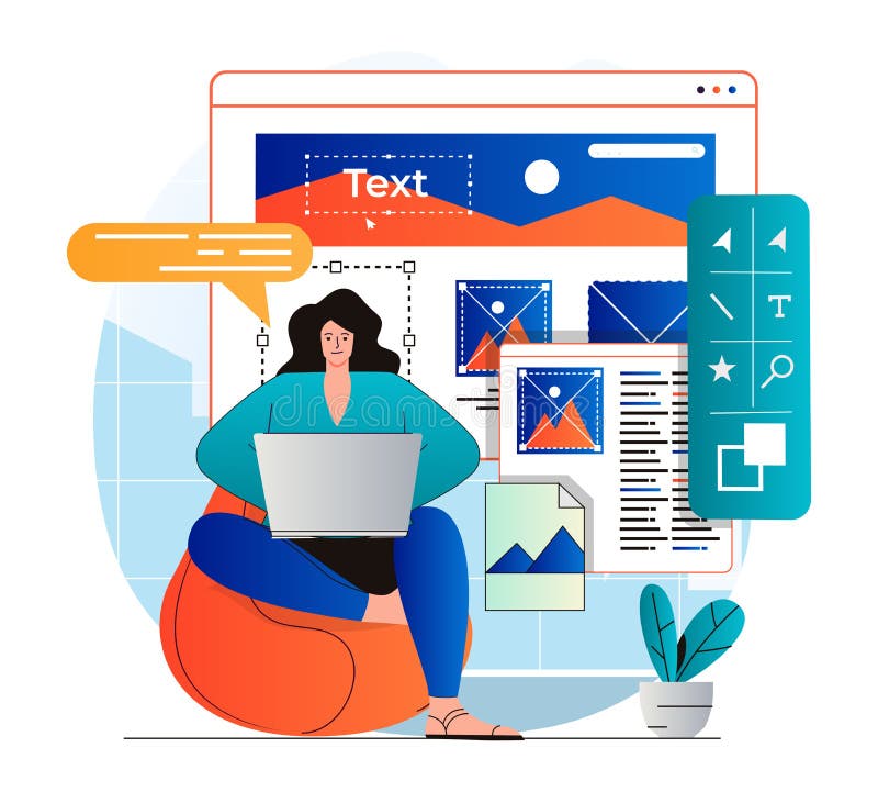 Modern Flat Design Isometric Concept of Web Development for Banner and ... Modern Flat Design Isometric Concept of Web Development for Banner and ...