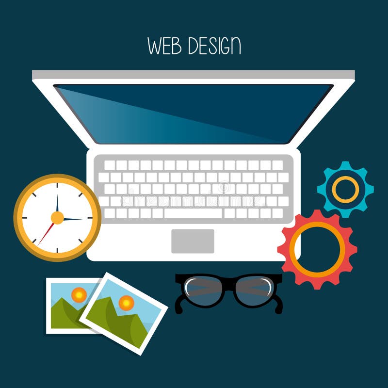 Web design development stock illustration. Illustration of homepage ...