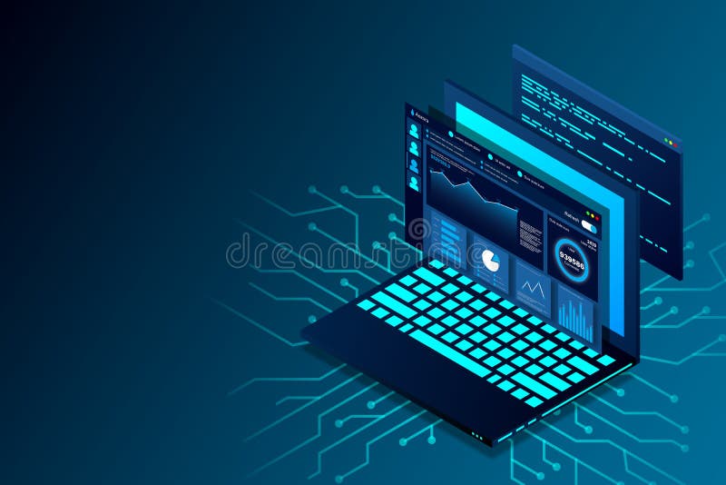 Web Design and Development Vector Isometric Illustrations. Web Design ...