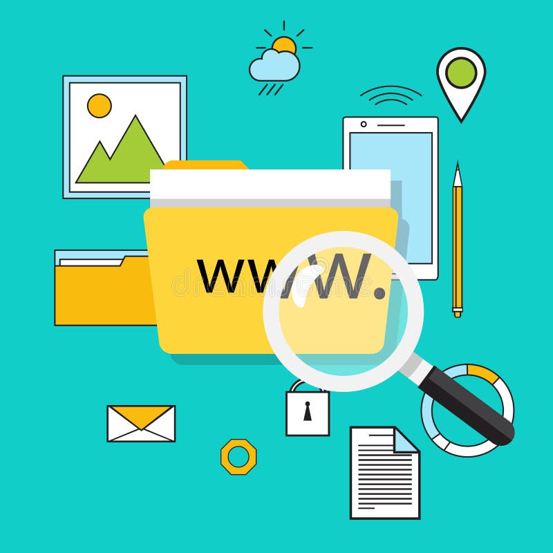 Web Design, Design, E-commerce, Marketing. Vector Illustration. Stock ...