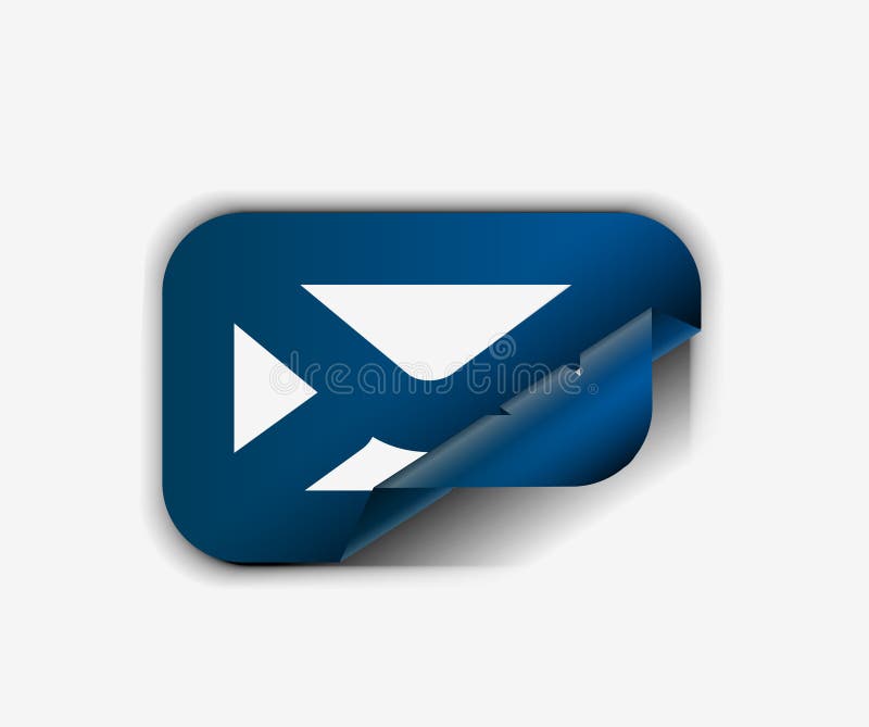 Email icon stock vector. Illustration of clip, business - 23178912