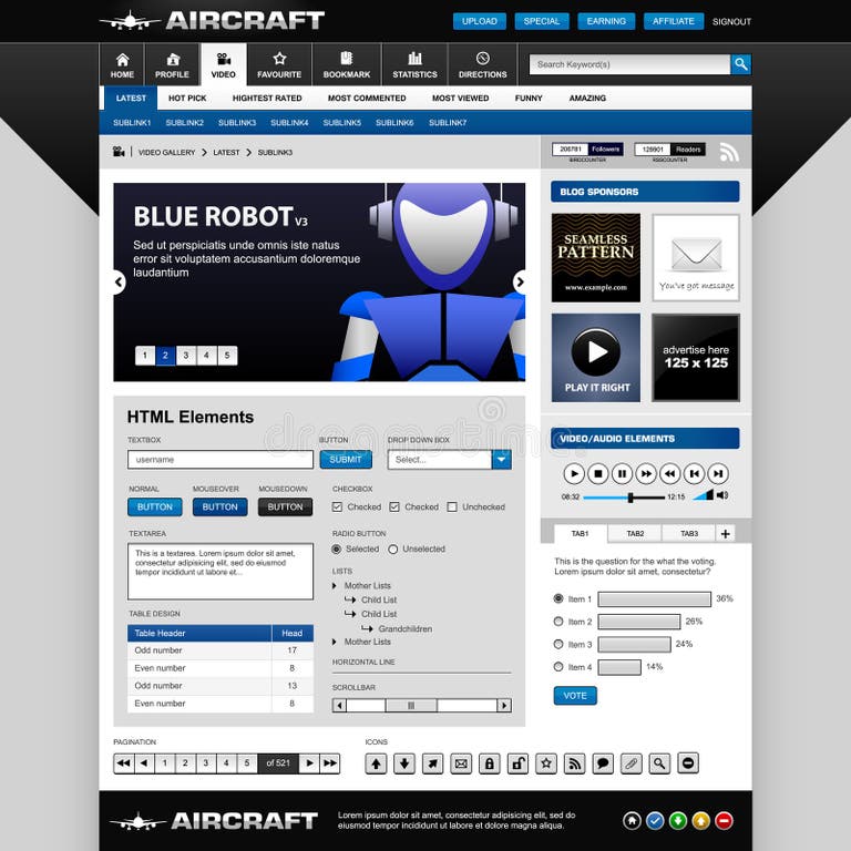 Module Template Stock Illustrations – 6,191 Module Template Stock ...