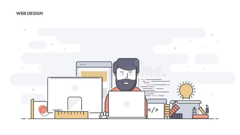 Web Developer Background Stock Illustrations – 19,772 Web Developer ...