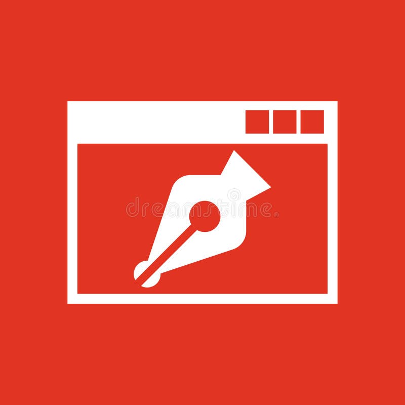 The Web Design Icon. WWW and Browser, Development, Seo, Web Design ...