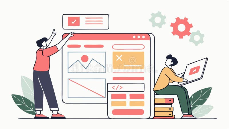 Web Design Interface, Digital Layout and Website Development Concept ...