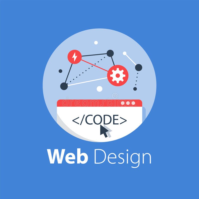 Web Hosting Solution Flat Style Design Vector Illustration. Stock Illustration Stock Vector ...