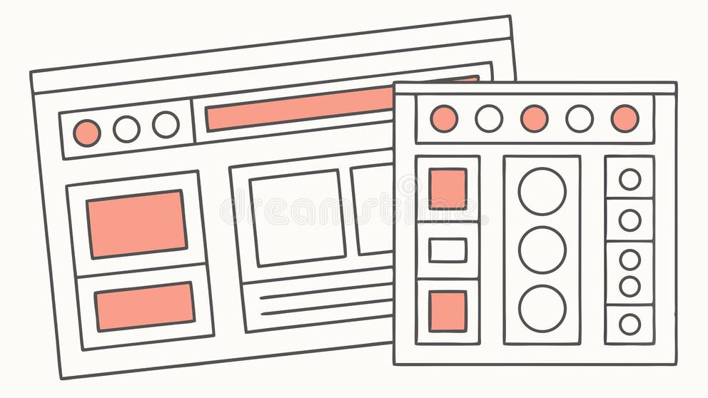 Layout Interface Vector Stock Illustrations – 133,323 Layout Interface Vector Stock ...