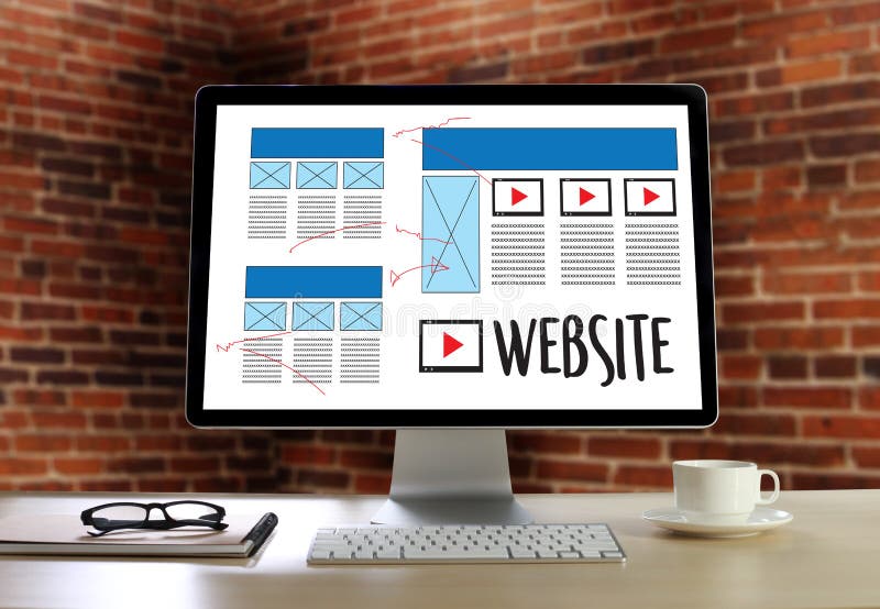 Web Design Layout Sketch Drawing Software Media WWW and Graphic Stock ... Web Design Layout Sketch Drawing Software Media WWW and Graphic Stock ...