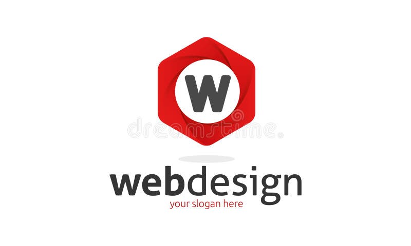 Web Design Logo Template stock illustration. Illustration of investment ...