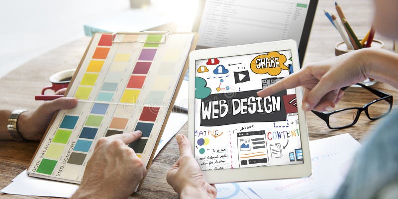 Web Design Page Layout Website Concept Stock Photo - Image of function ...