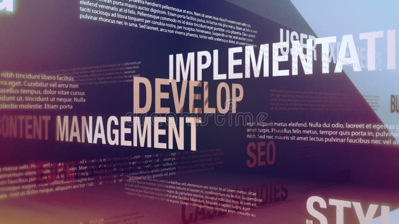 Design Related Terms stock video. Video of innovation - 263540343