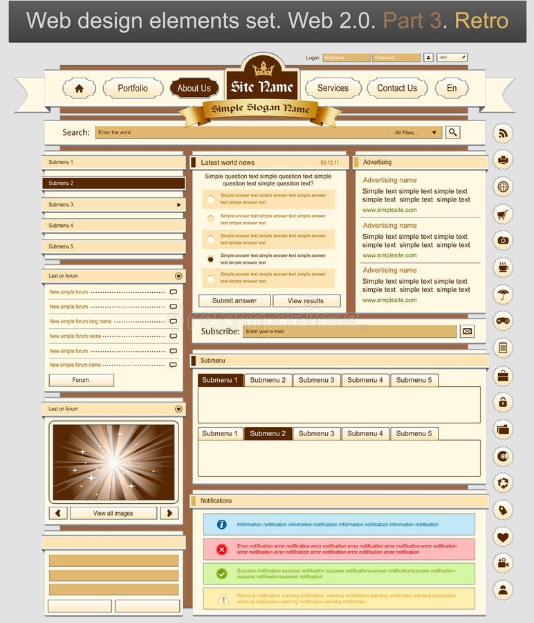 Set of glass buttons stock vector. Illustration of shapes - 22007459