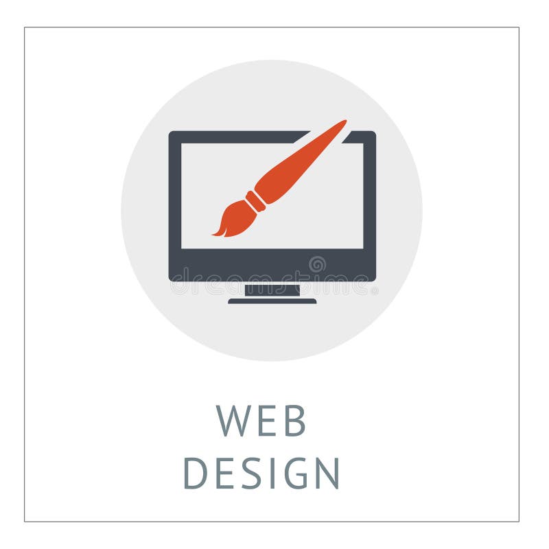 Web Design Simpel Logo Icon Vector Ilustration Stock Vector ...