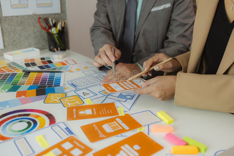 The Web Design Team is Consulting To Exchange Ideas on How To Develop ...