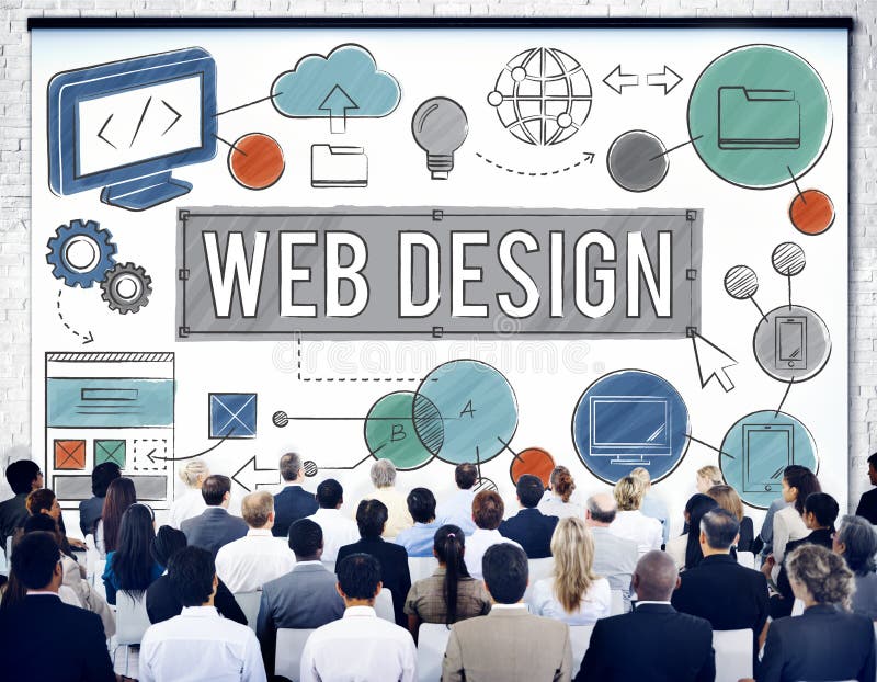 Web Design Technology Digital Illustrations Concept Stock Photo - Image ...