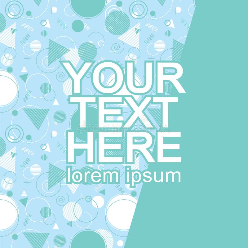 Design Template for Cover, Brochure, Poster, Greeting Card. Vector ...