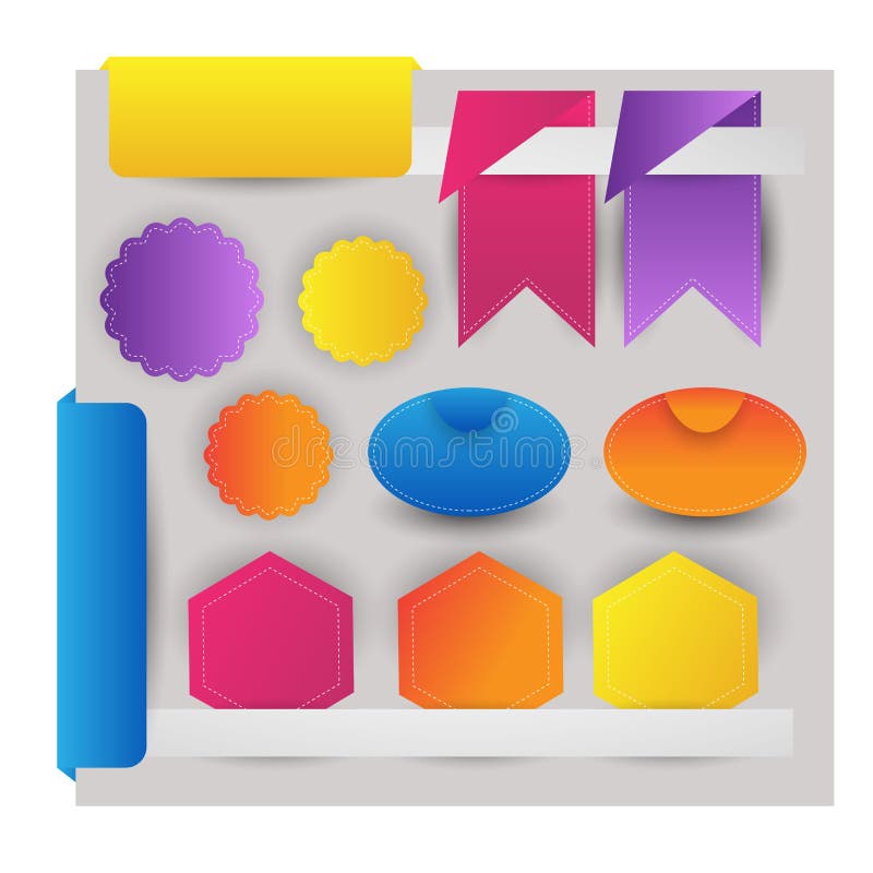 Web Design Template Navigation Elements: Navigation Buttons with ...