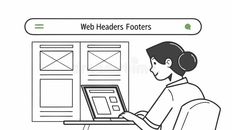 Web Design and User Interface Development, Vector Design Generative AI Stock Vector ...
