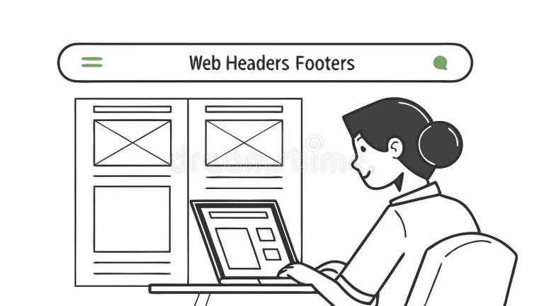 Web Design and User Interface Development, Vector Design Generative AI Stock Vector ...