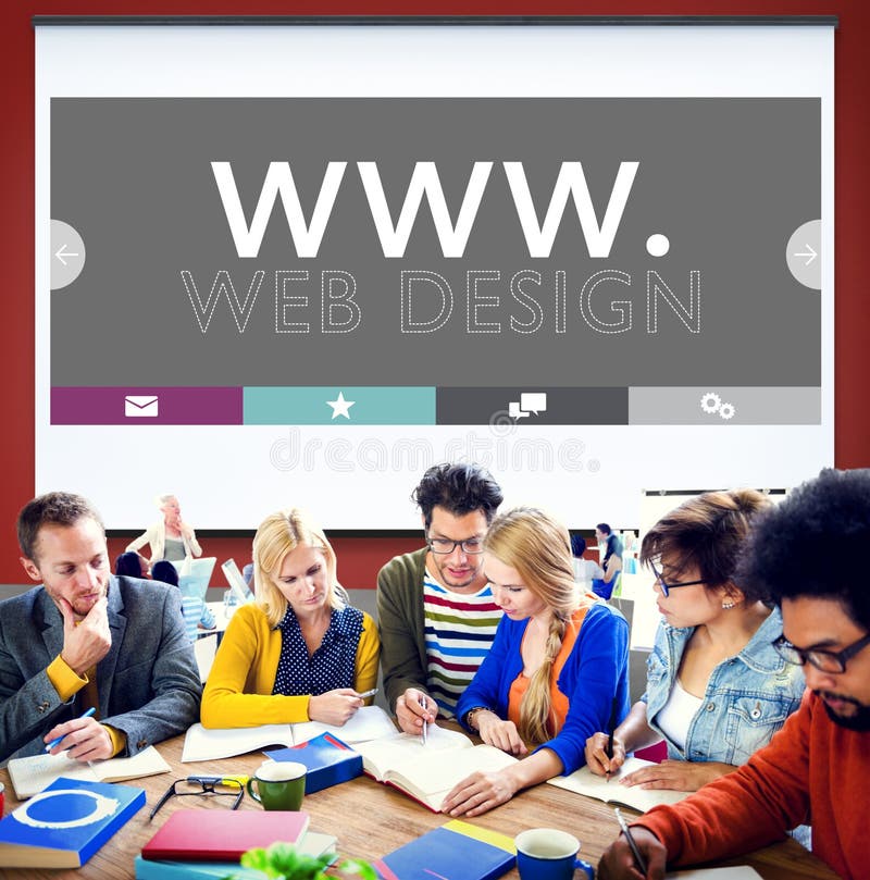 Web Design Web WWW Development Internet Media Creative Concept Stock ...