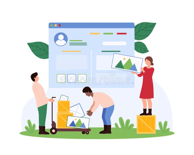 Web Design, Wireframe Process on Online Platform, UI and UX Designers ...