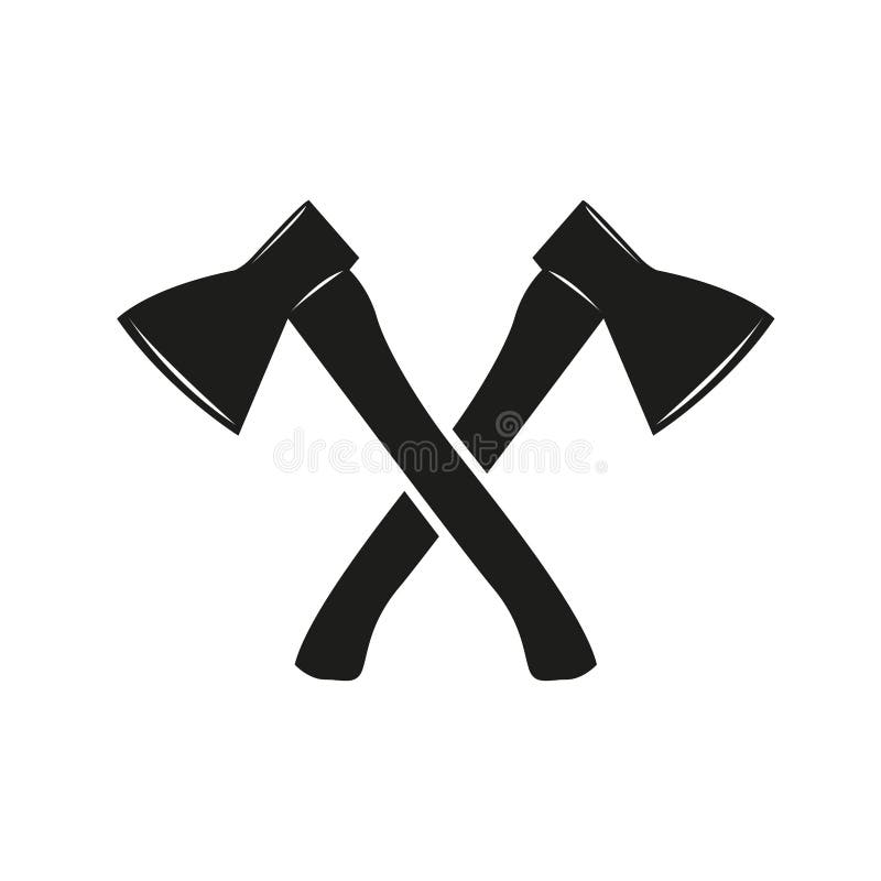 Icon of an Axe. Simple Vector Illustration Stock Vector - Illustration ...