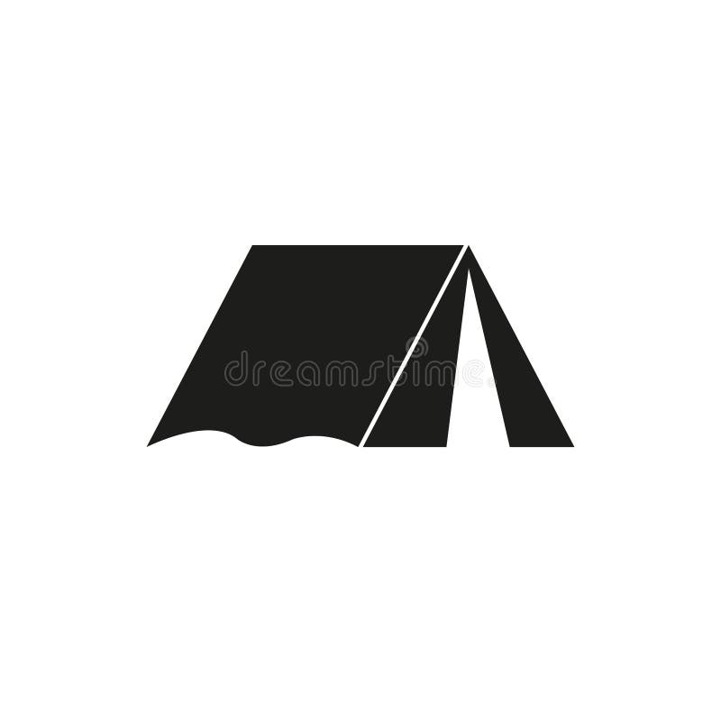 Tourist Tent Icon. Simple Vector Illustration Stock Vector ...