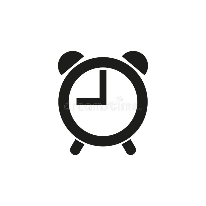 Icon of Alarm Clock . Simple Vector Image. Stock Vector - Illustration ...