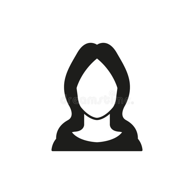 Icon Women. Simple Vector Illustration. Stock Vector - Illustration of ...