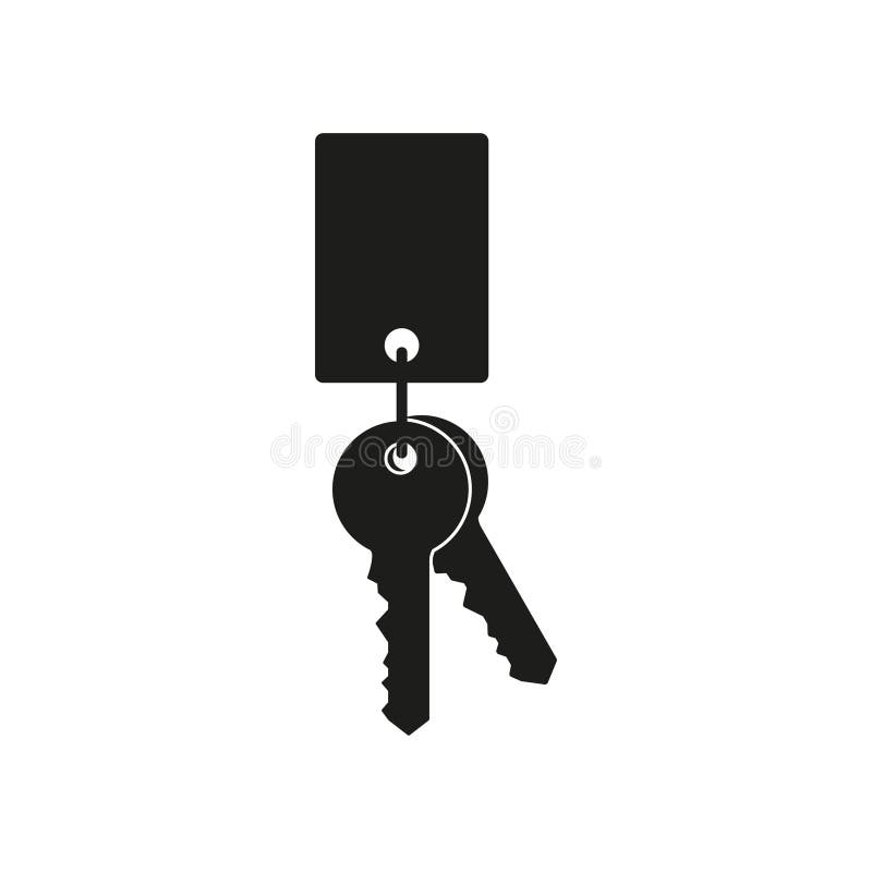 Keys Icon. Simple Vector Illustration. Stock Vector - Illustration of ...