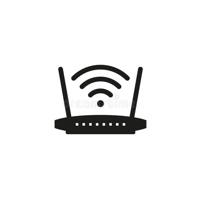 Router Icon. Simple Vector Illustration. Stock Vector - Illustration of ...