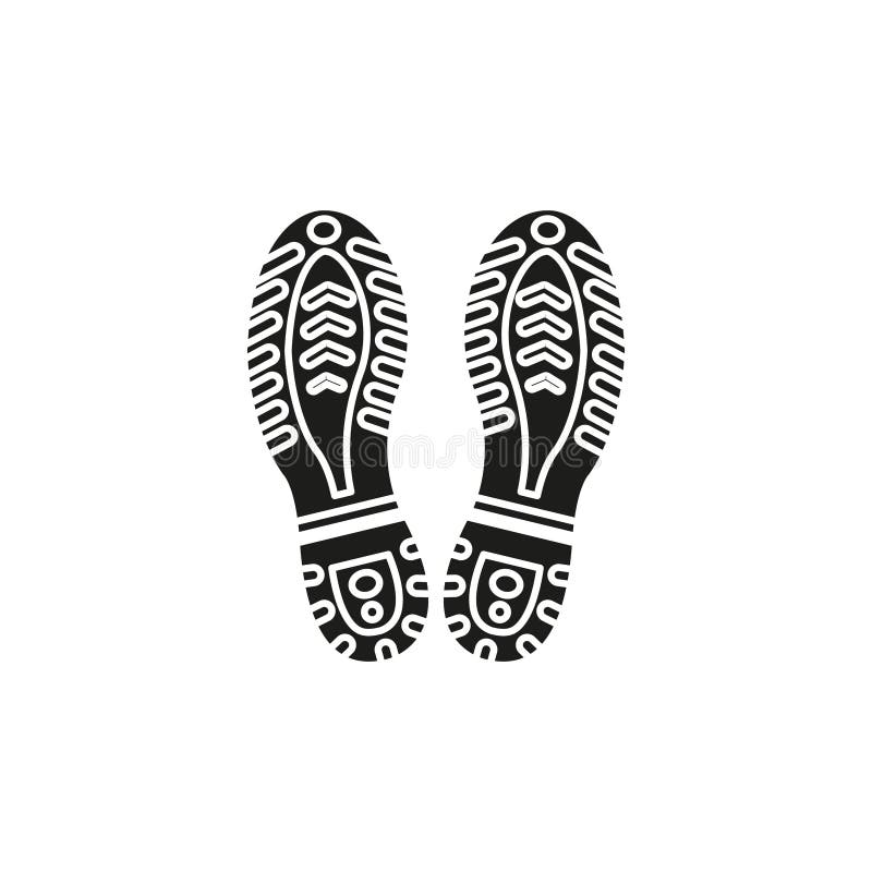 Shoe Sole Icon. Simple Vector Illustration. Stock Vector - Illustration ...