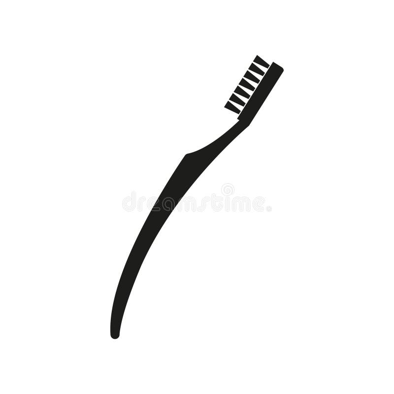 Toothbrush Icon. Simple Vector Illustration. Stock Vector ...